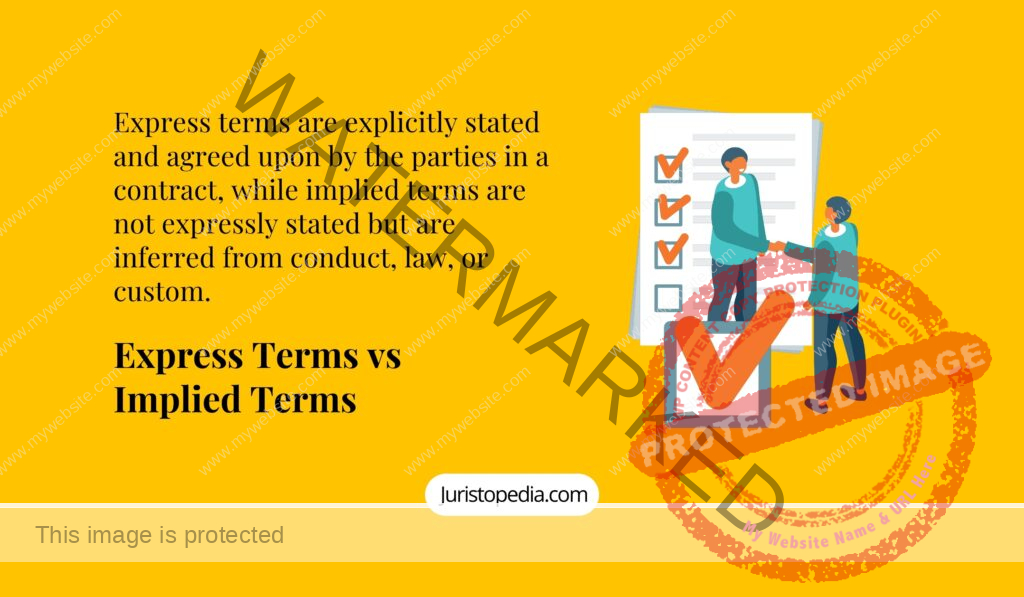 Express Vs Implied Terms Legal Contract Terms