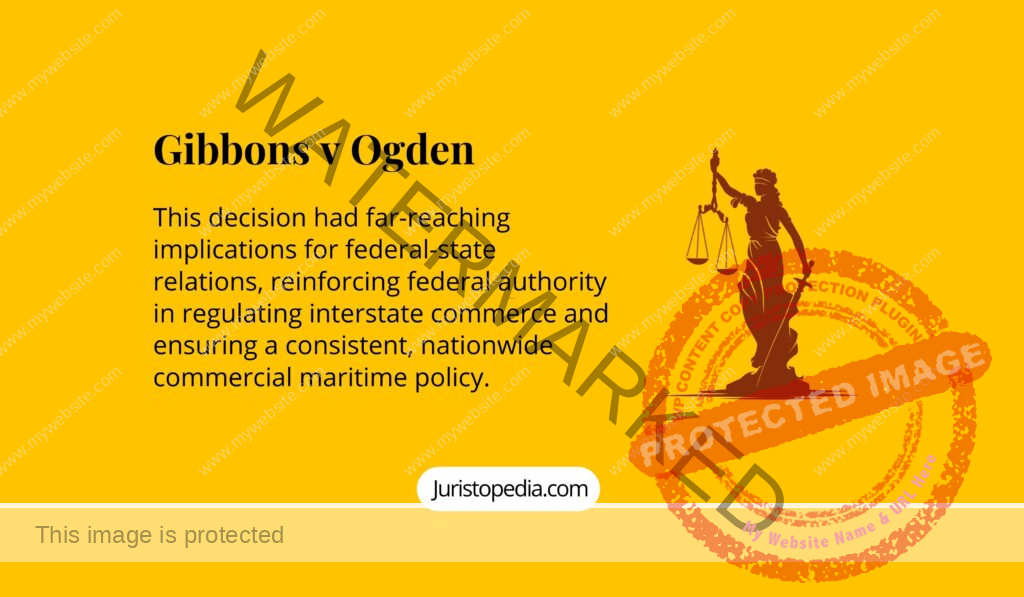 Gibbons v Ogden (1824): Case Summary and Legal Principles
