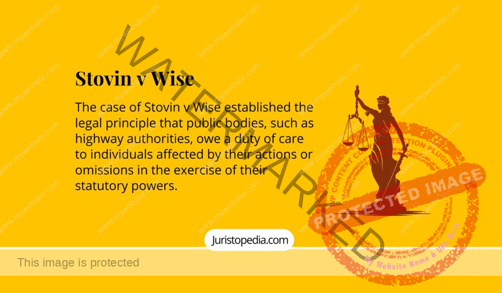 Stovin v Wise (1996): Case Summary and Legal Analysis