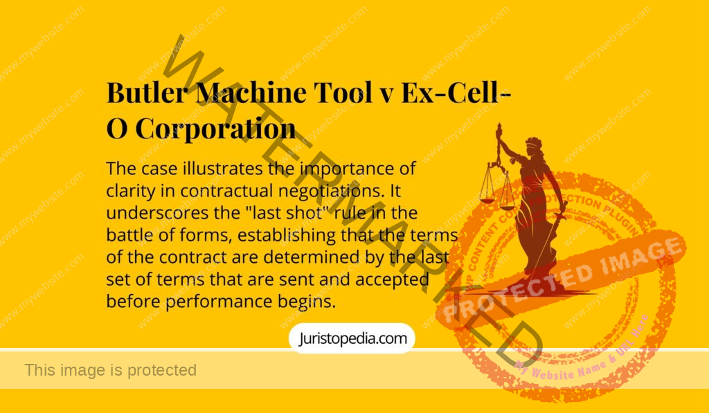 Butler Machine Tool v Ex-Cell-O Corporation (1979): Case Summary and ...