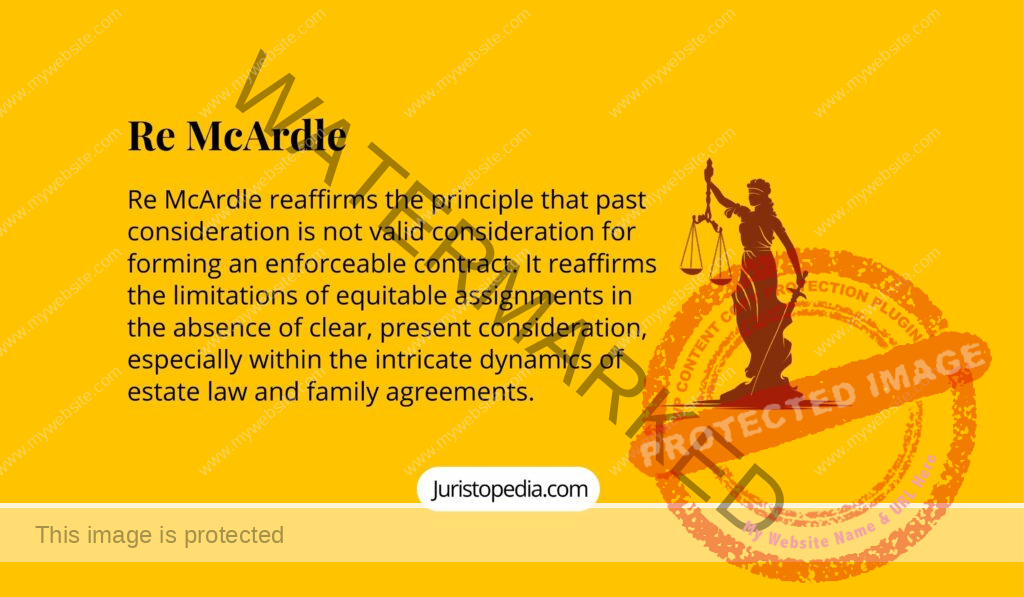 Re McArdle (1951): Case Summary and Legal Principles